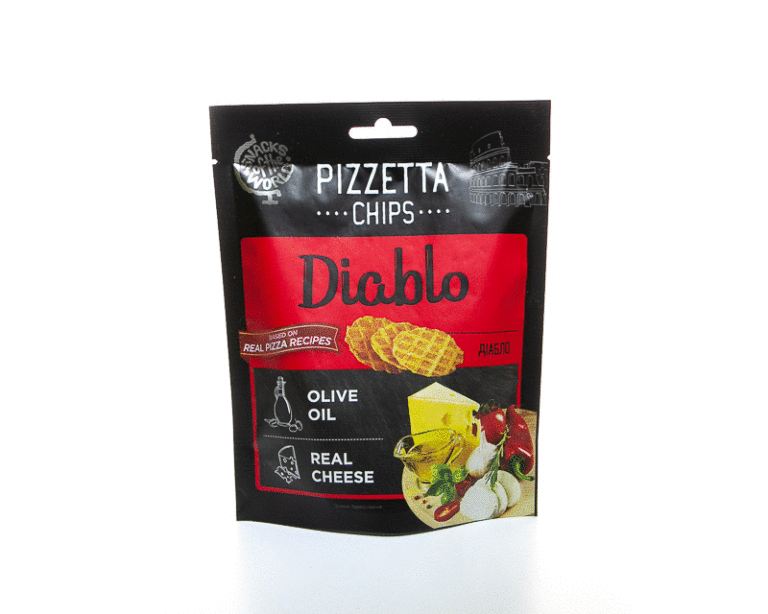 PIZZETTA CHIPS Diablo – ТМ “SNACKS OF THE WORLD”